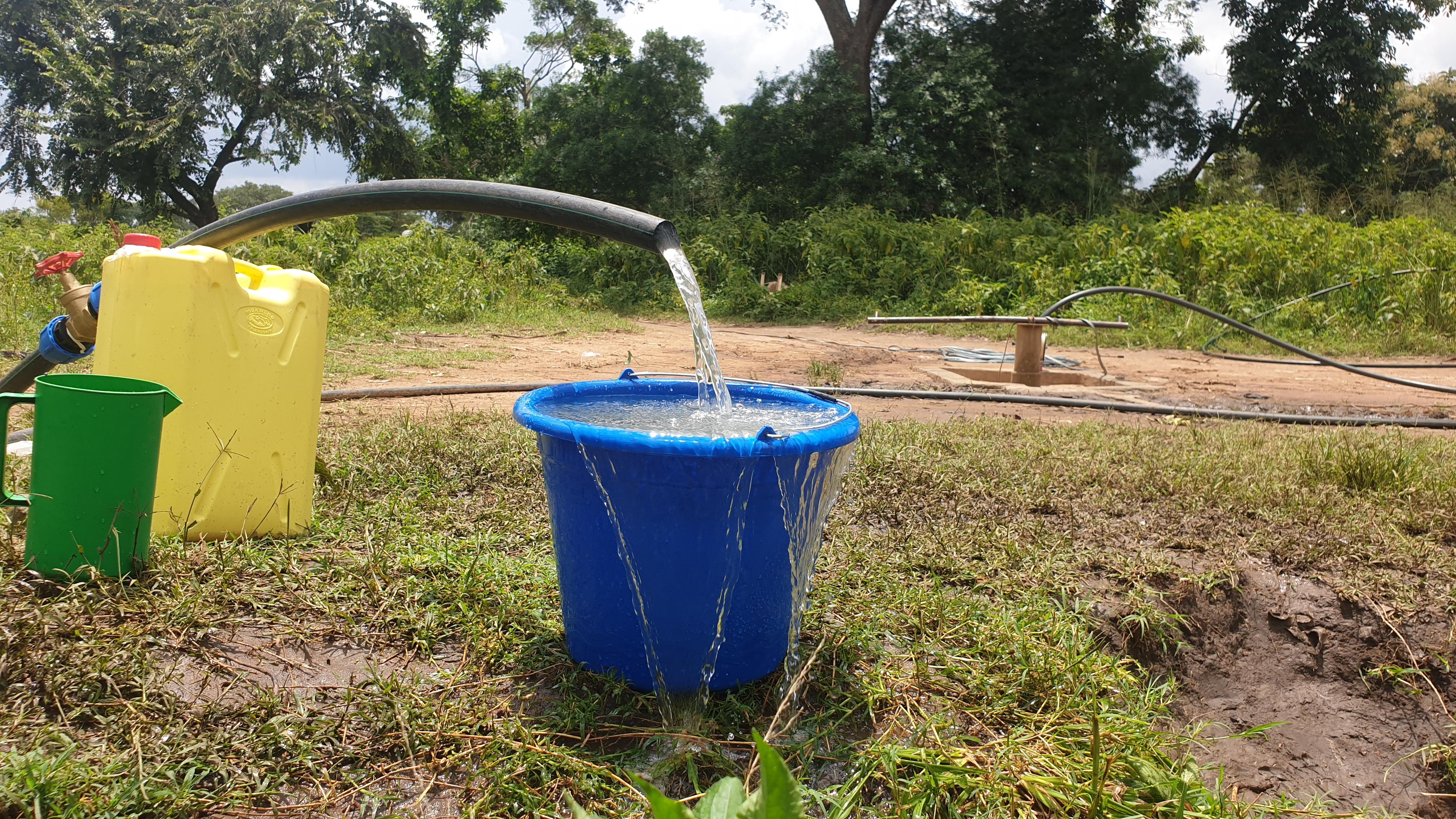 Pumping test - Borehole pump testing in Uganda