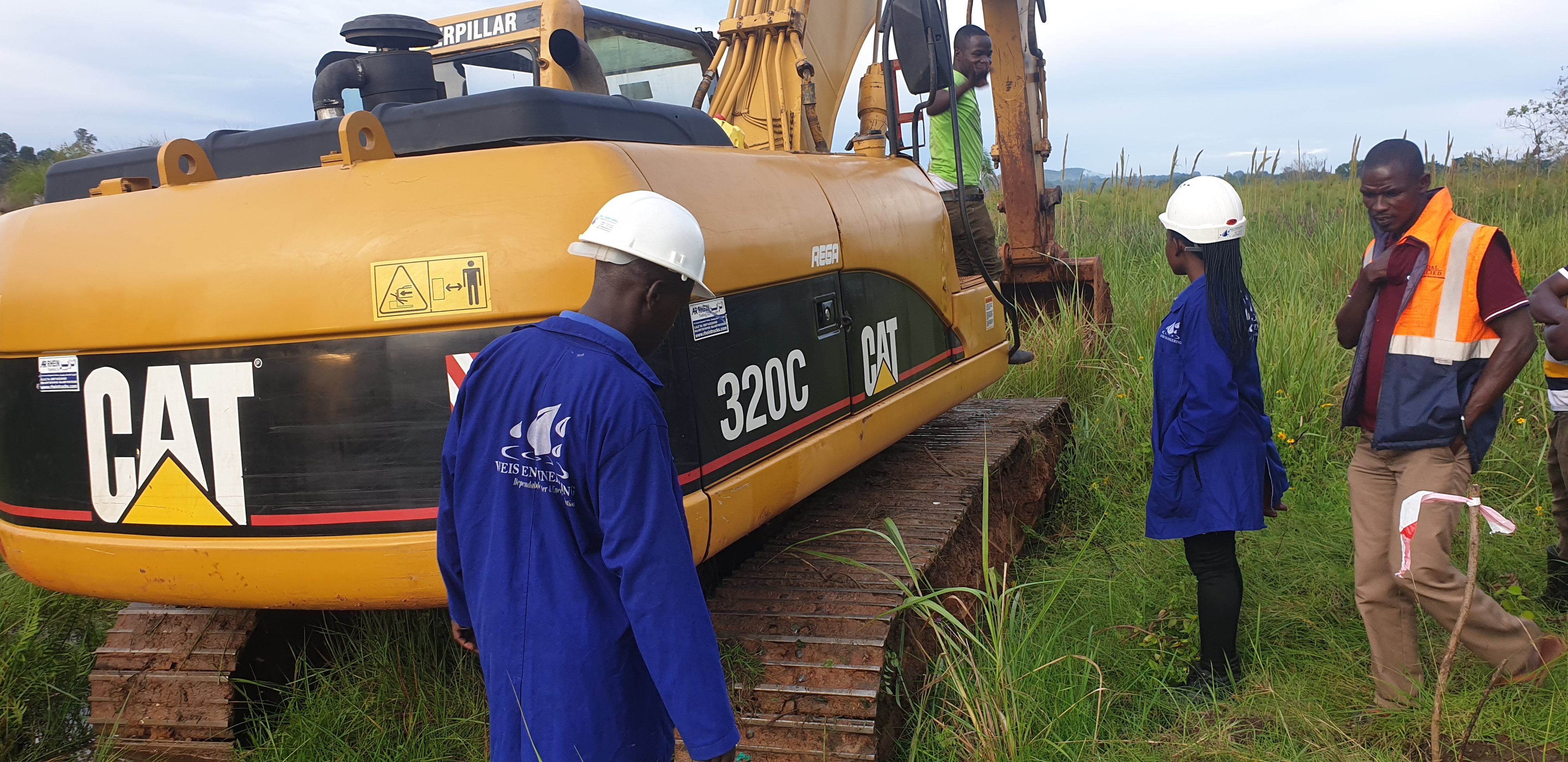 Valley tank excavation in Uganda - Weis Engineering Ltd